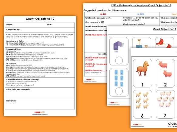 Early years maths for early years resources