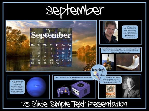 September | Teaching Resources