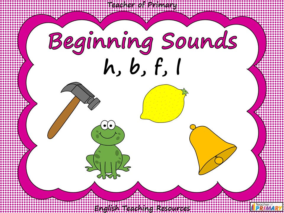 Beginning Sounds - h, b, f, l | Teaching Resources