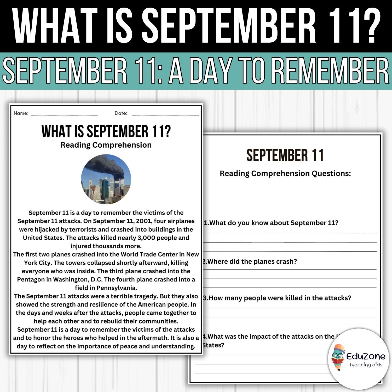 What Is September 11: A Day of Tragedy | and Remembrance for All Ages ...