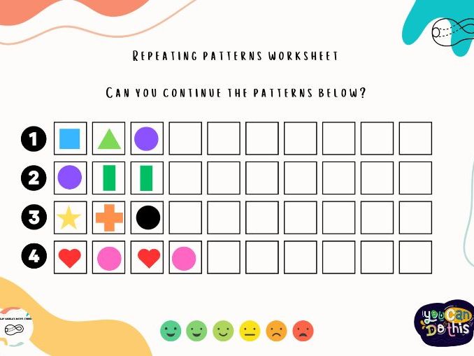 Number pattern differentiated worksheets (EYFS) | Teaching Resources