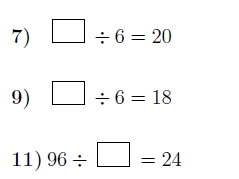 Division: Finding missing numbers worksheet (with solutions) | Teaching ...