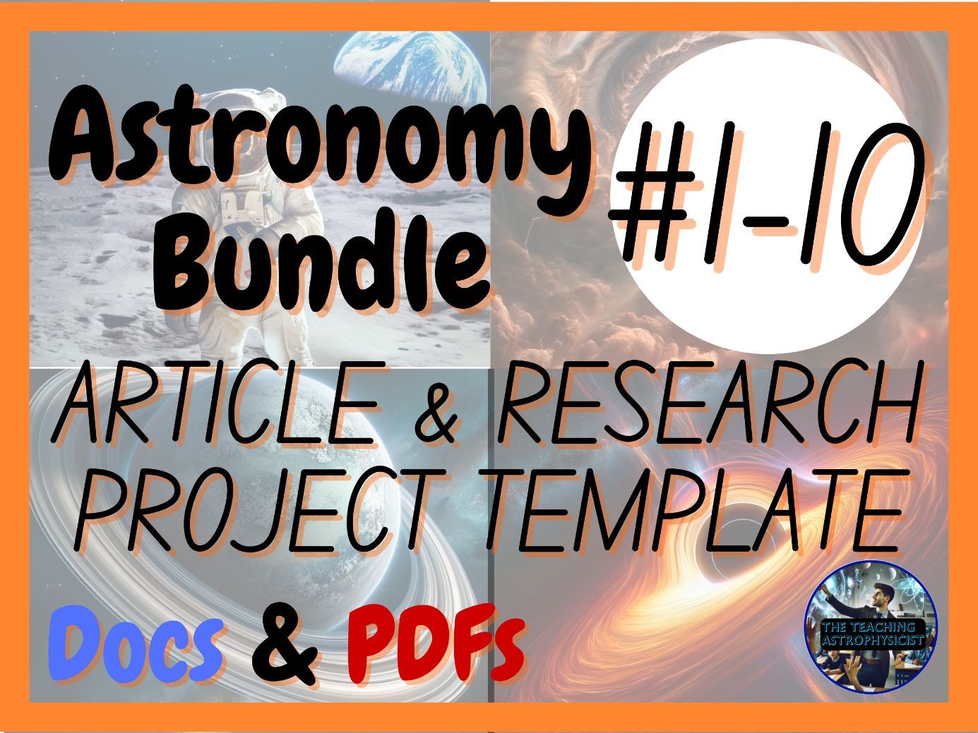 Astro Science Research Project Templates #1-10 Bundle | Teaching Resources