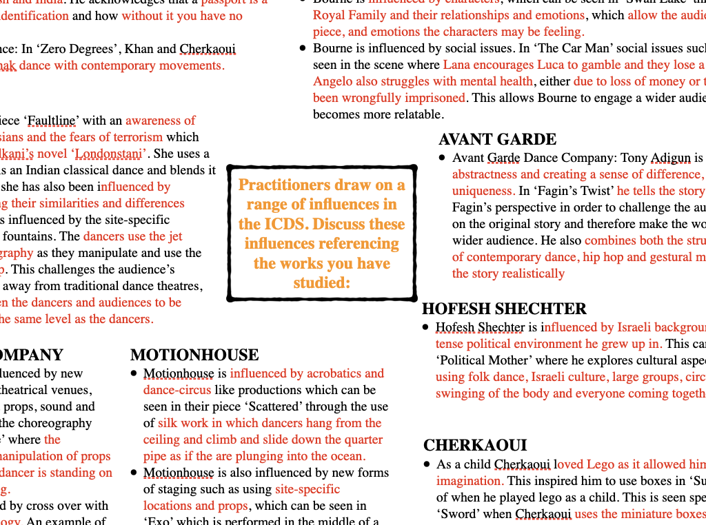 AQA A-Level Dance, Section B - Full study package | Teaching Resources