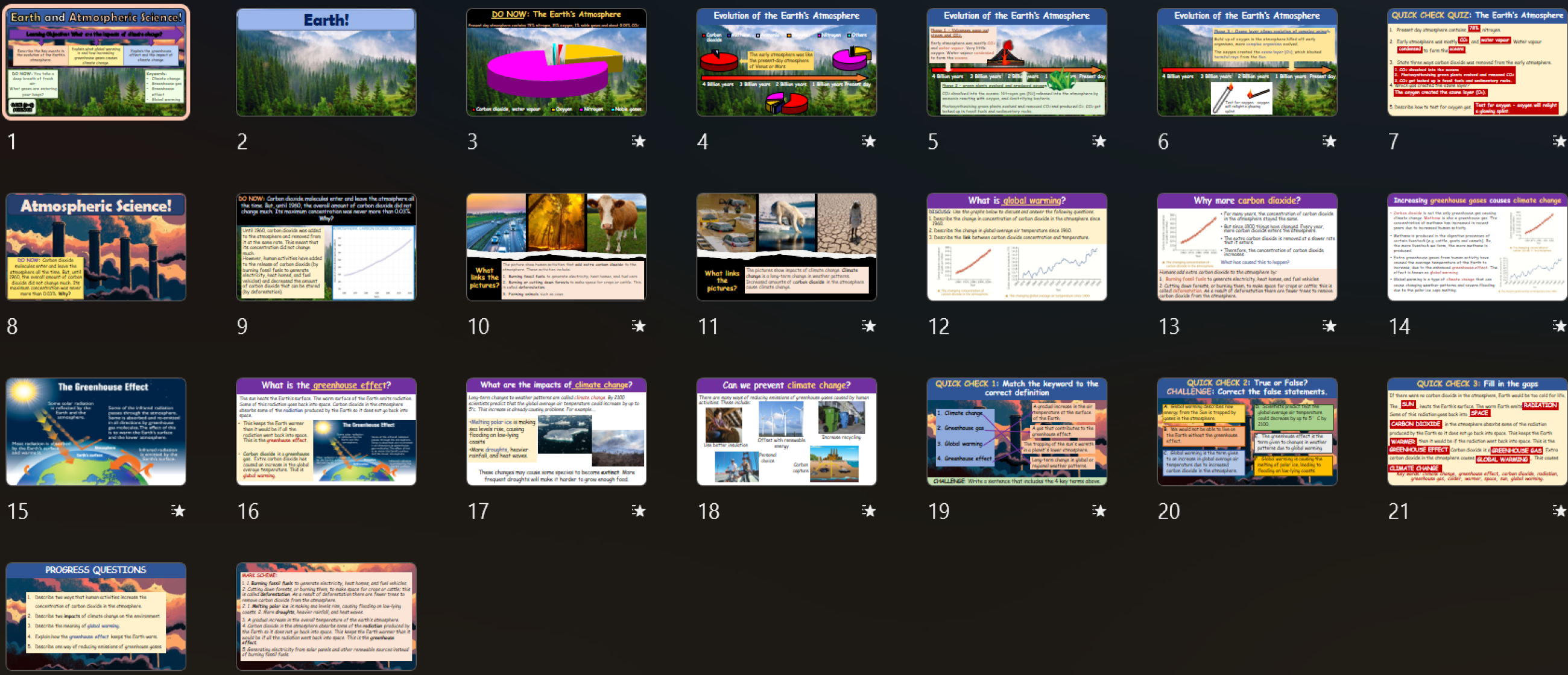 Earth and Atmospheric Science GCSE Chemistry Revision Bundle | Teaching ...