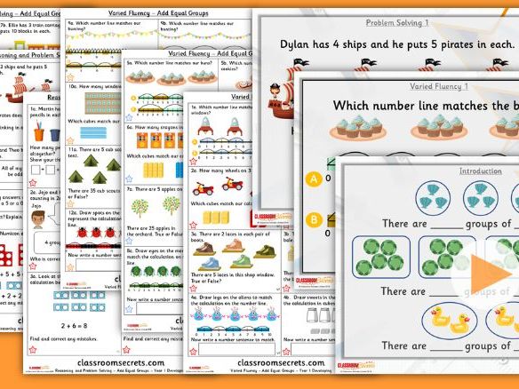 Year 1 Add Equal Groups Summer Block 1 Lesson Pack by ClassroomSecrets ... Year 1 Add Equal Groups Summer Block 1 Lesson Pack by ClassroomSecrets ...
