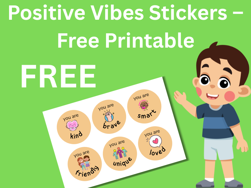 12 Positive Affirmation Stickers – Free Printable | Teaching Resources