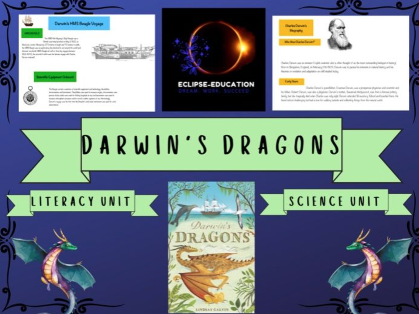 Darwin's Dragon 6 week Unit and Classroom Display | Teaching Resources
