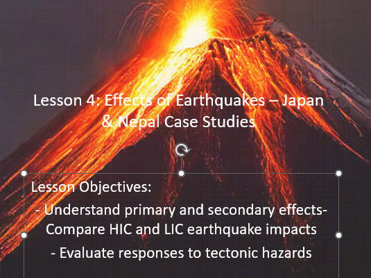 AQA GCSE Geography Lesson 4 Earthquake Case studies | Teaching Resources