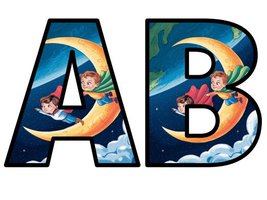 Little Learners, Big Dreams Kindy Lettering Set Display Title Letters ...