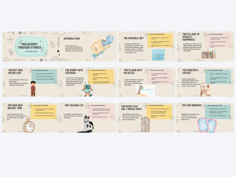 Philosophy Through Stories – P4C Form Time Activity | Teaching Resources