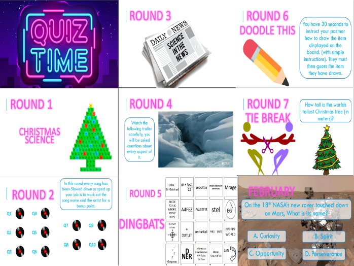 Science Christmas Quiz 2021 | Teaching Resources