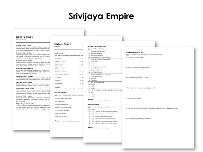 Srivijaya Empire | Teaching Resources