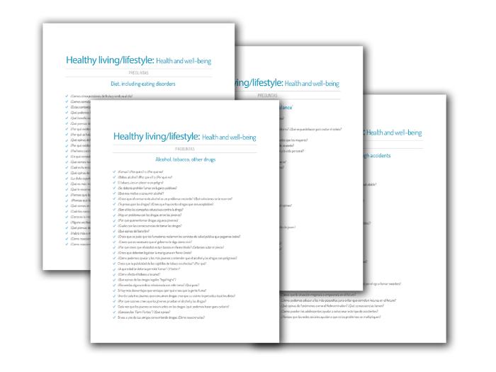 Y12 - Questions on Healthy-living and lifestyle (Health and well-being ...