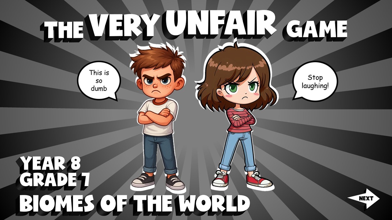 Biomes of the World VERY UNFAIR GAME | No-Prep Year 8 Science Review ...