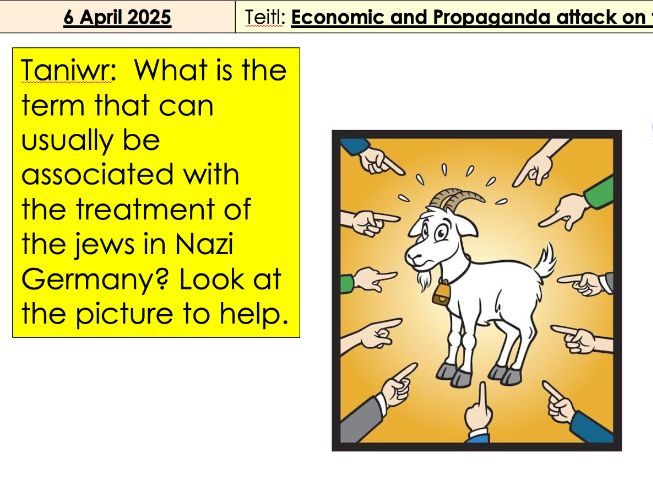 WJEC GCSE Germany in Transition - Economic Treatment of the Jews ...