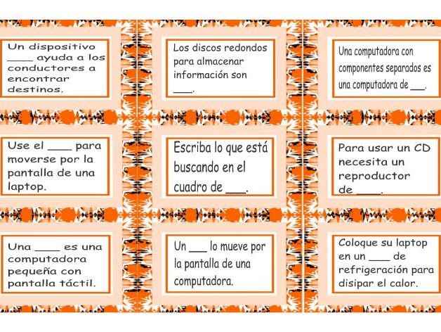 Computer Technology Spanish 4 Worksheet-2 Game-1 Exam Bundle | Teaching ...