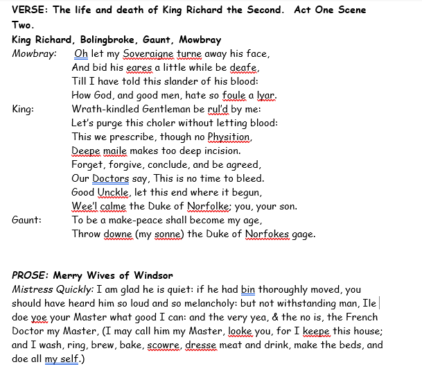 Shakespeare Staging, Structure and Language Bridging Course (RSC/The ...