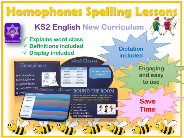 Year 5/6 Homophone Lessons (advice/advise) | Teaching Resources