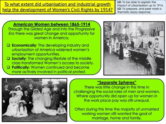 To what extent did urbanisation and industrial growth help the ...
