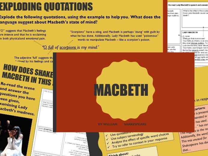Macbeth KS3 full SOW | Teaching Resources