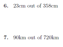 Percentages, expressing one quantity as a percentage of another ...