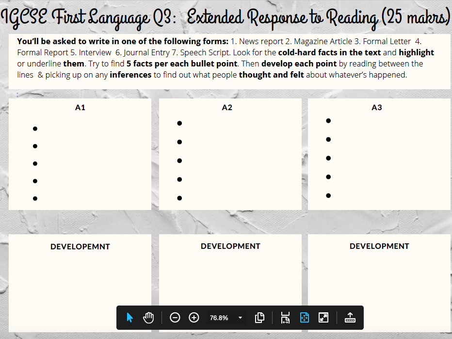 First Language English Paper 1 Q3 Extended Response To Reading first-language-english-paper-1-q3-extended-response-to-reading
