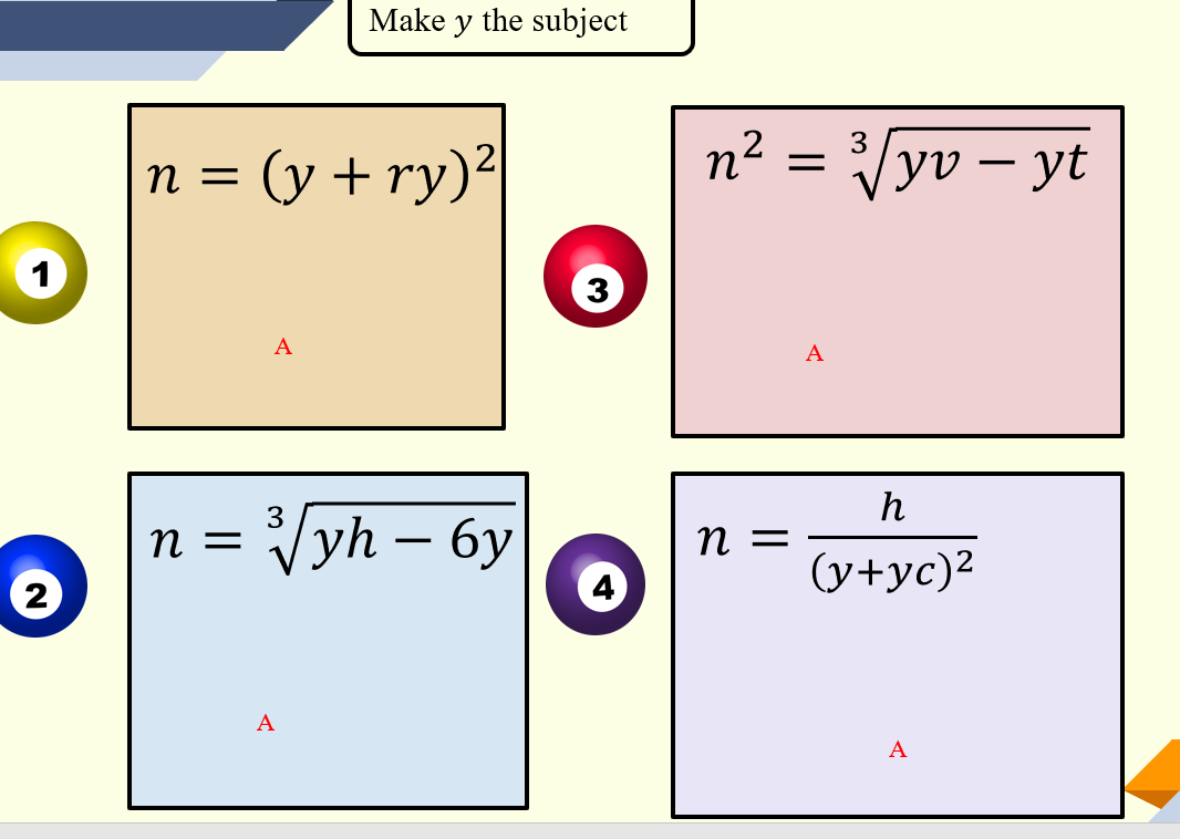 Changing the subject of more complex equations (includes factorising ...