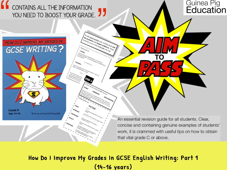 How Do I Improve My Grades In GCSE English writing? PART 1 (14-16 years ...