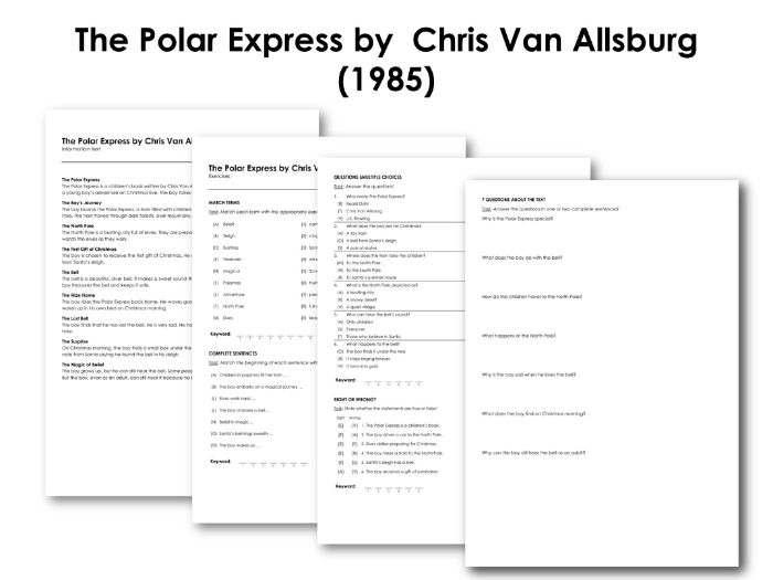 The Polar Express by Chris Van Allsburg (1985) | Teaching Resources