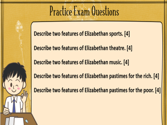 GCSE History Edexcel: Early Elizabethan England UNIT 3 Bundle ...