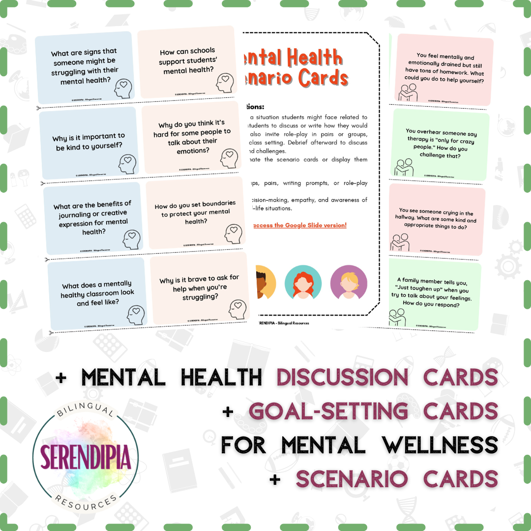 Mental Health Conversation Starters Cards Debate | SEL Activities ...