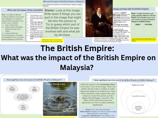 The British Empire in Malaysia - KS3 History Lesson | Teaching Resources