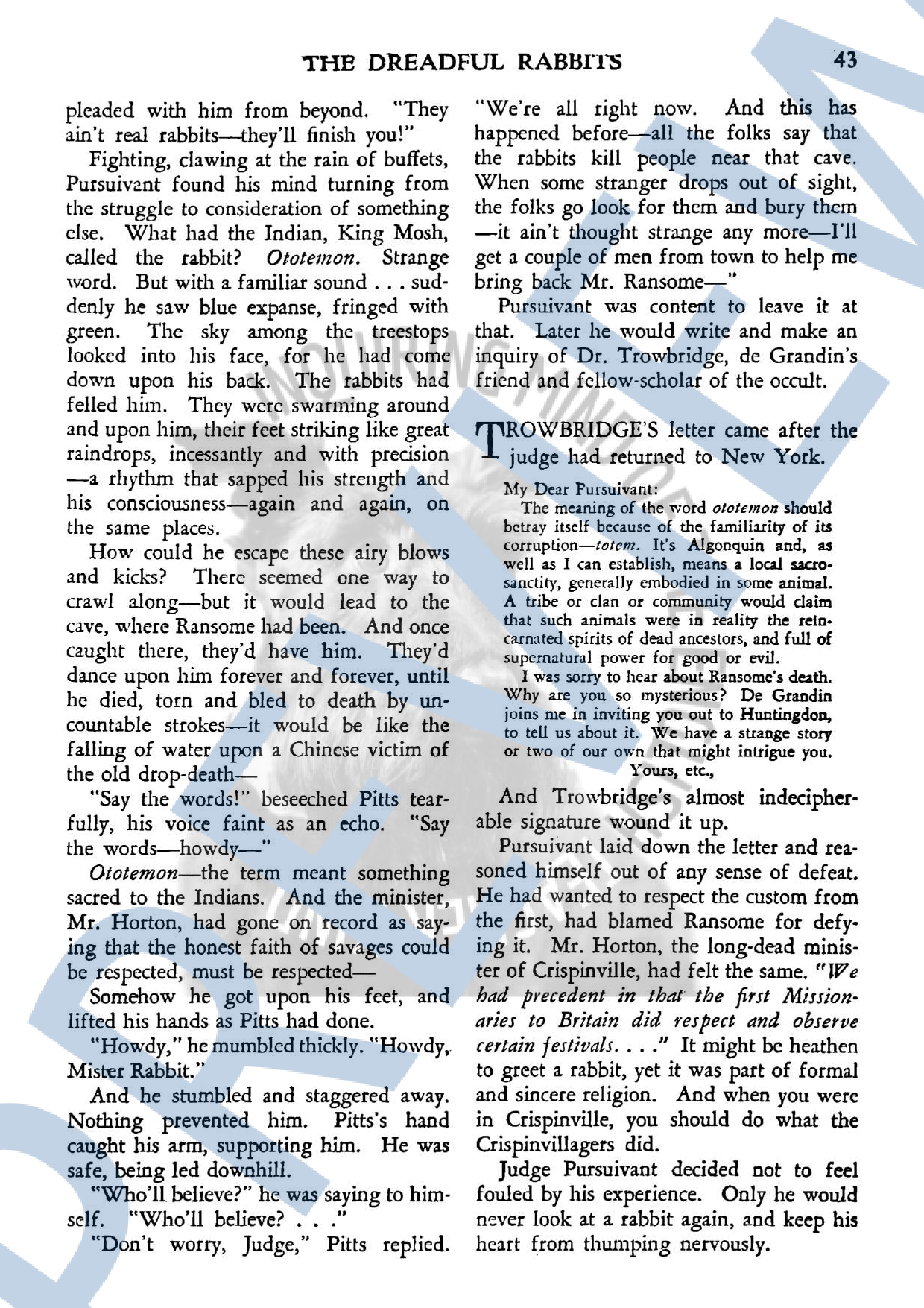 "Dreadful Rabbits" Vocabulary Worksheet, Crossword Puzzle & Word Search ...