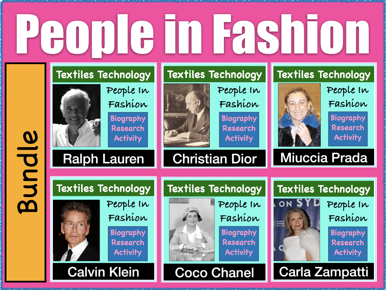 People In Fashion Design Bundle Teaching Resources People In Fashion Design Bundle Teaching Resources