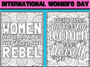 International Women's Day Coloring Pages | Empowering Mindfulness ...