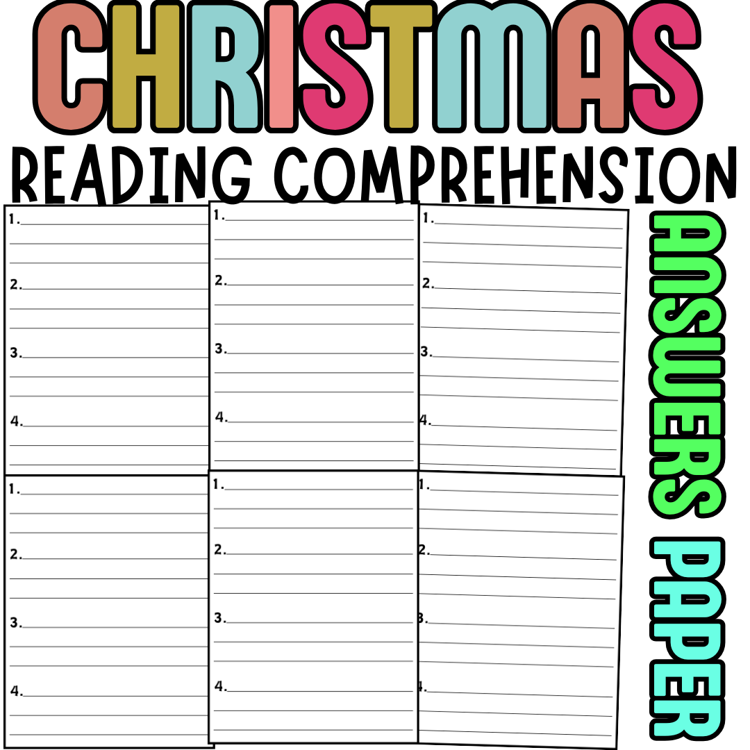 Christmas & Winter Around the World Reading Comprehension Passages ...
