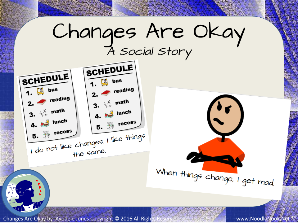 Social Story- Changes are Okay | Teaching Resources