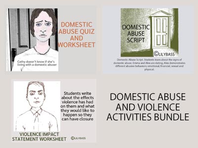 Domestic Abuse and Violence Activities Bundle (US) | Teaching Resources