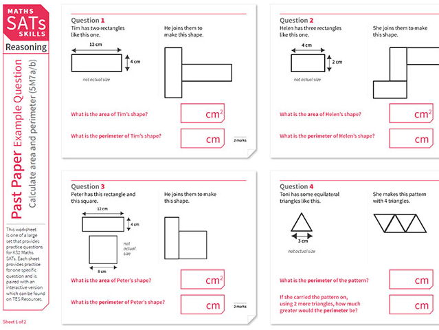 Primary geometry and measures teaching resources: Area | TES