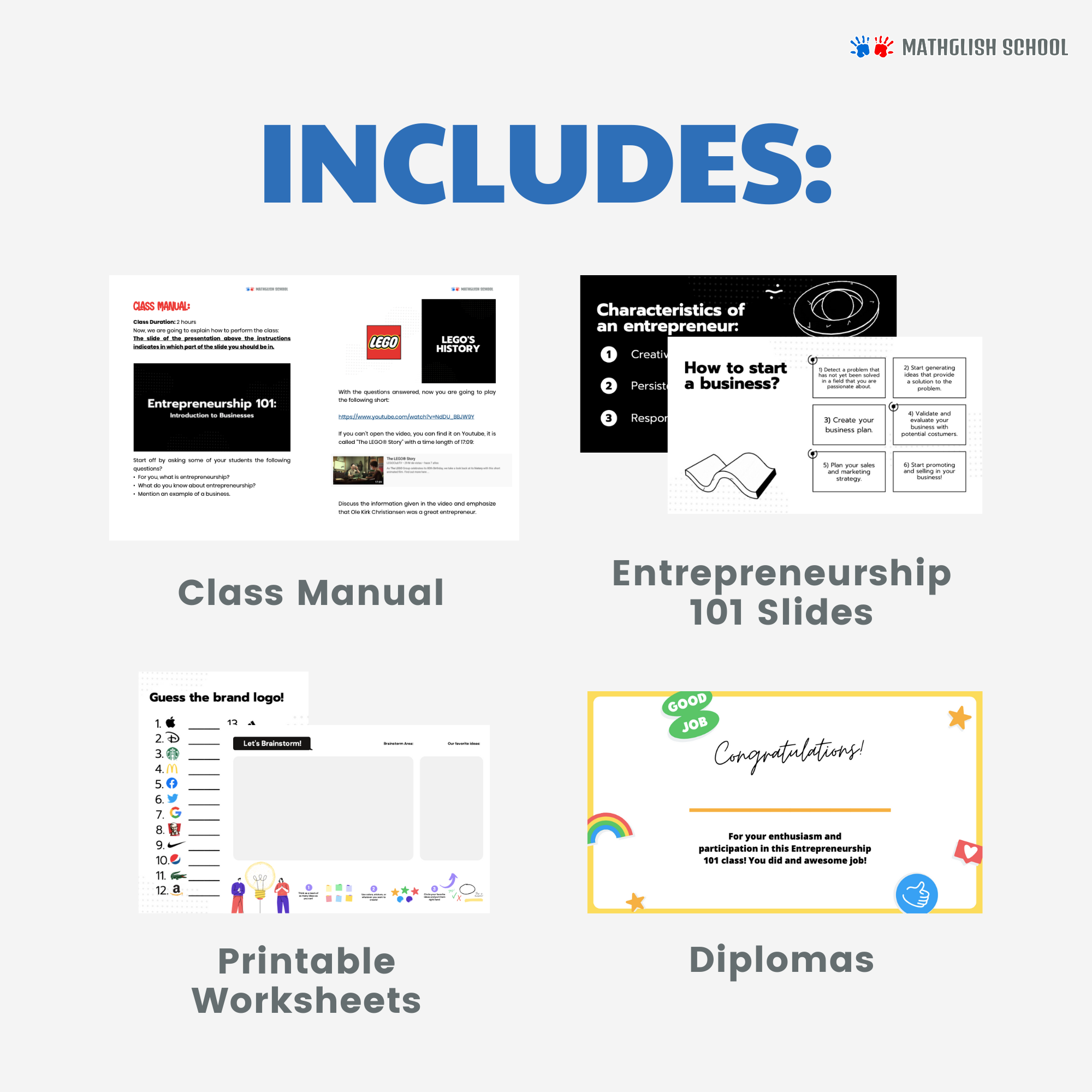 Entrepreneurship Class for Kids! | Teaching Resources