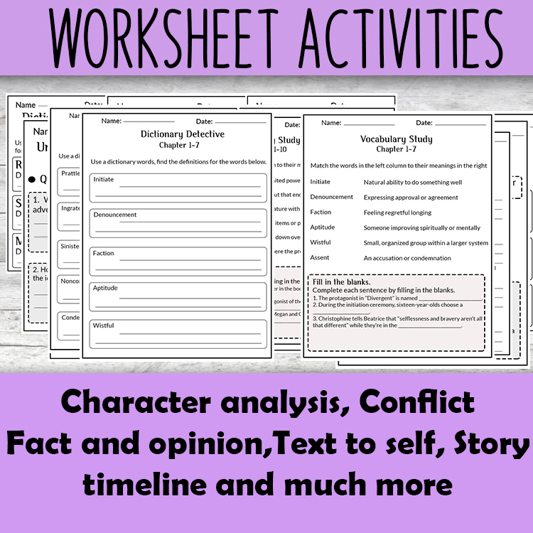 Divergent Novel Study | Teaching Resources