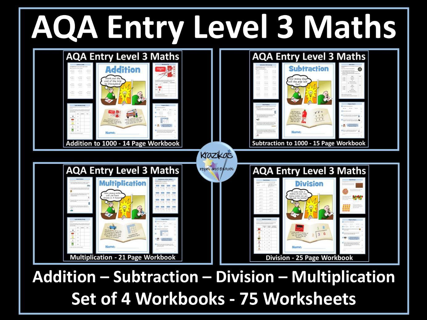 Four Operations AQA Entry Level 3 Maths | Teaching Resources