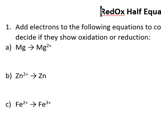 Balancing Half Equations Teaching Resources Balancing Half Equations Teaching Resources