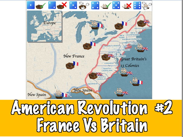 American Revolution Board Games #2 France Vs Britain | Teaching Resources