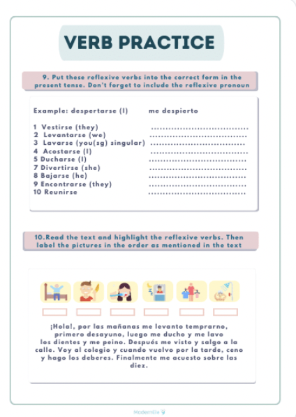 Verb Tenses Bundle: Present + Preterite GCSE Verbs! | Teaching Resources