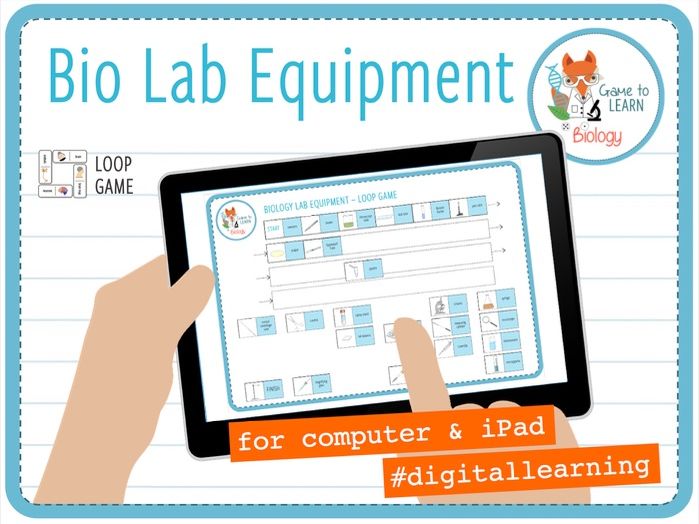 Biology lab equipment - Digital Loop Game for iPad (KS3/4) | Teaching ...