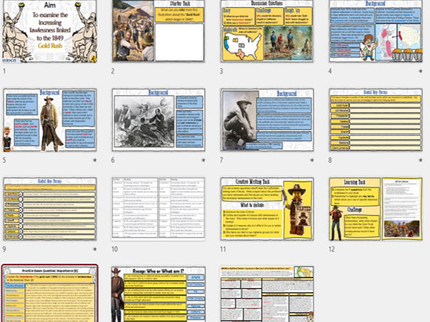 GCSE History Edexcel: The American West Unit 1 Bundle (9 lessons ...