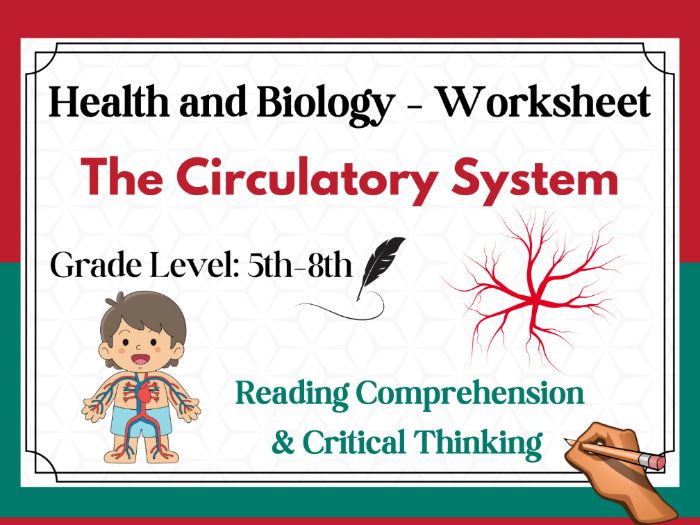 Health and Biology : Reading Comprehension Passages & Questions ...