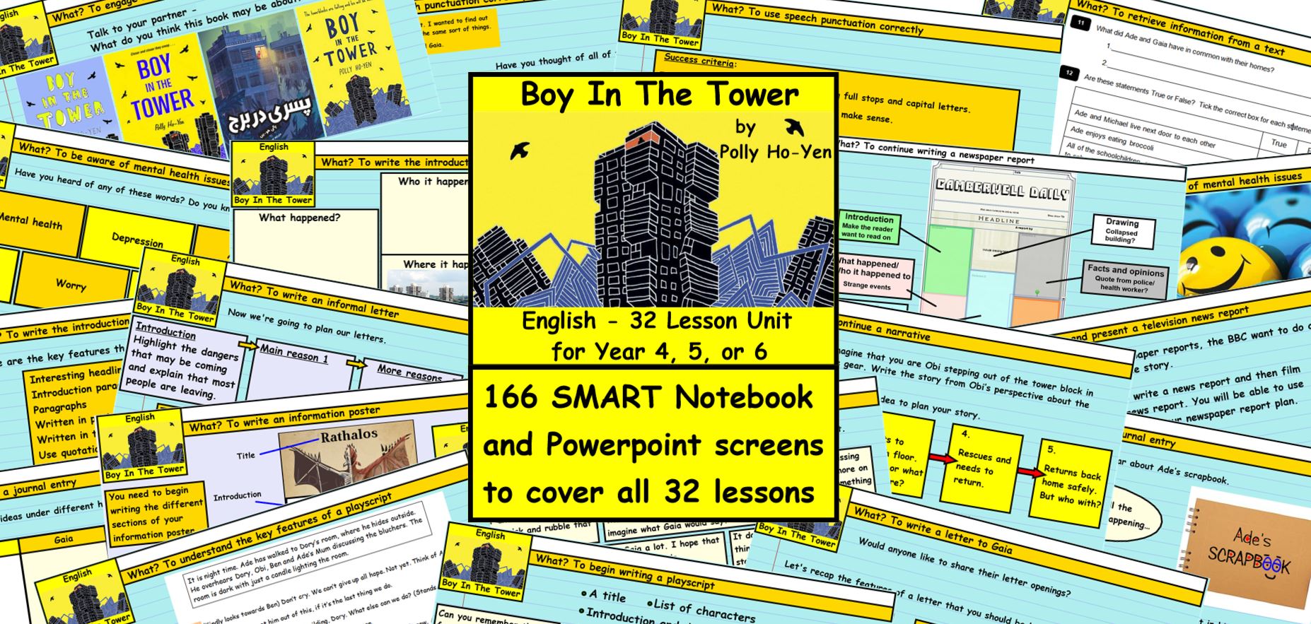 32 lessons – ‘Boy In The Tower’ by Polly Ho-Yen – Year 4/5/6 – English ...